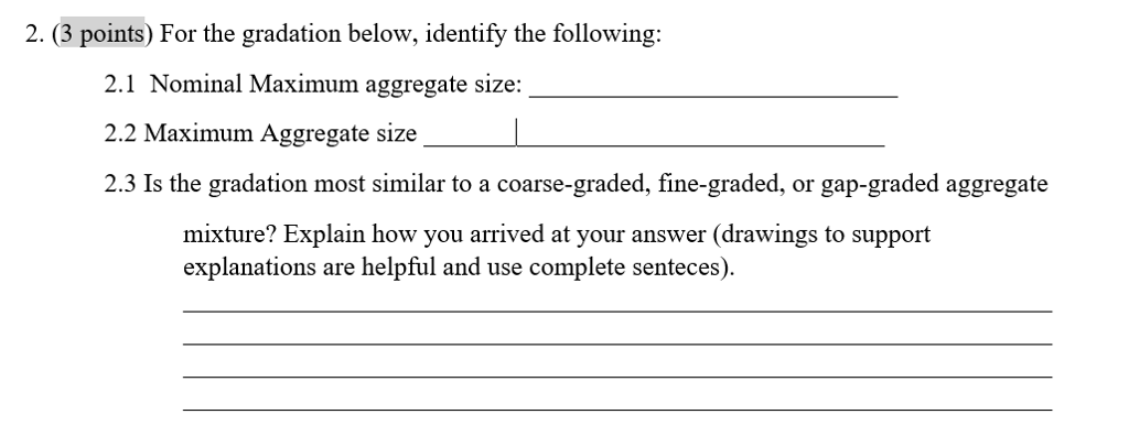 Solved 1. (6 points) Calculate the Specific Gravity- a. A | Chegg.com