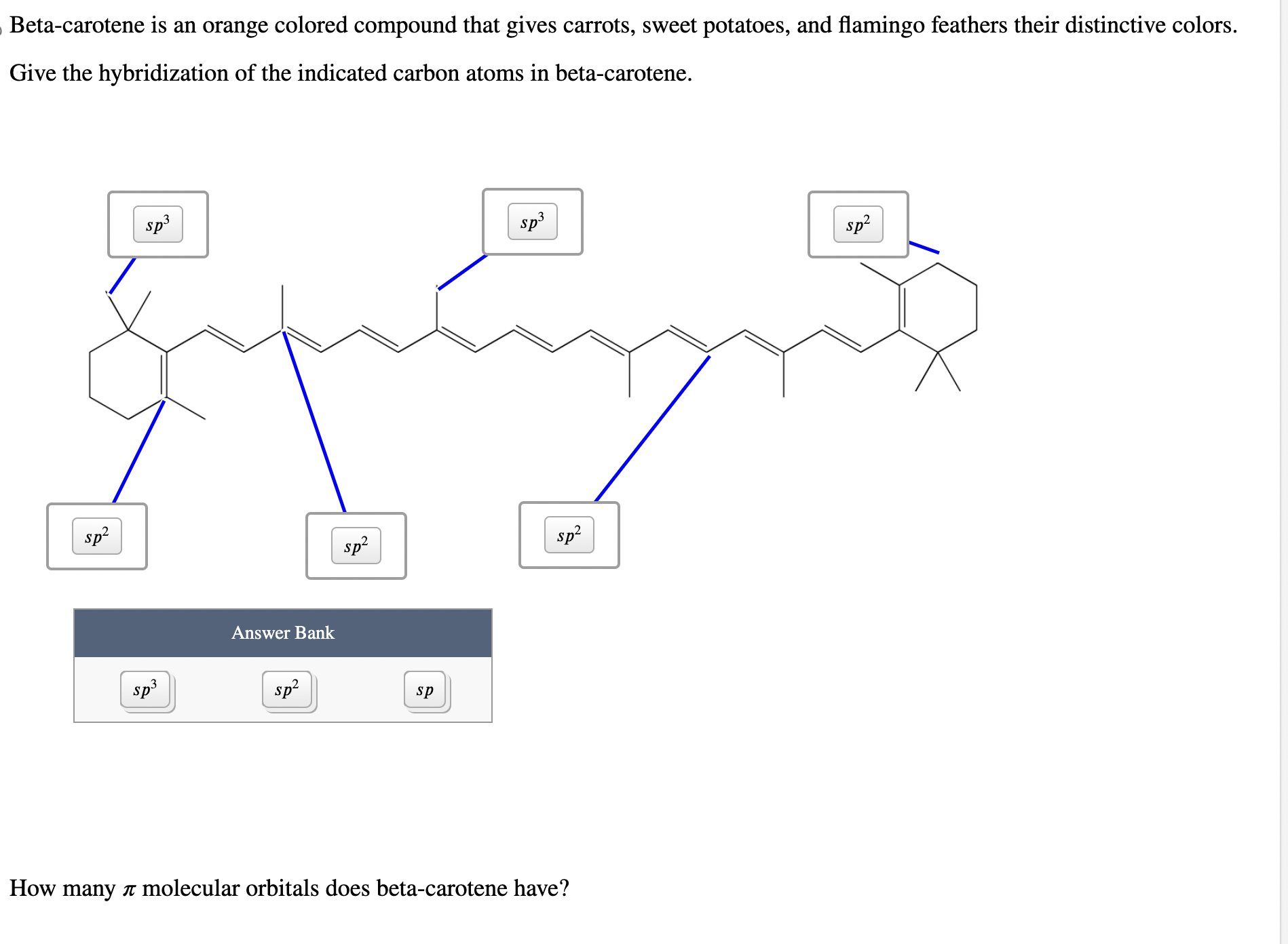 Solved Considering only the pi electron system, how many | Chegg.com
