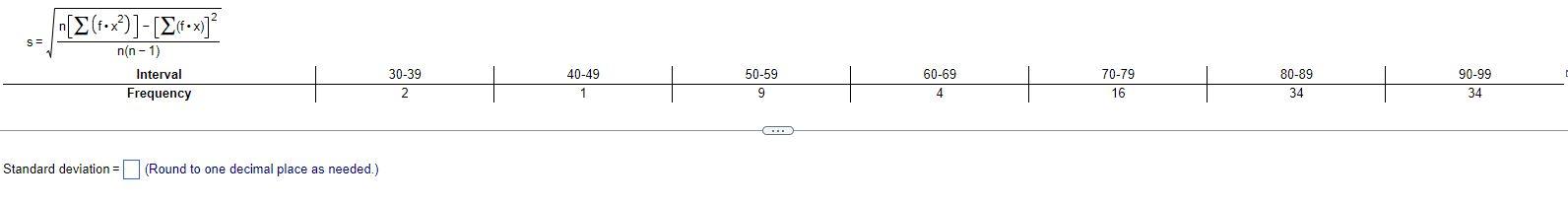 Solved \[ \ldots \longdiv { n [ \sum ( f \cdot x ^ { 2 } ) ] | Chegg.com
