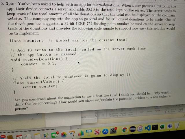 Solved 1 Unsigned 8-bit Integers 2pts - Each row in the | Chegg.com