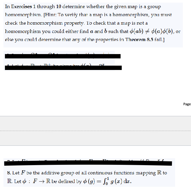 Solved In Exercises 1 through 10 determine whether the given | Chegg.com