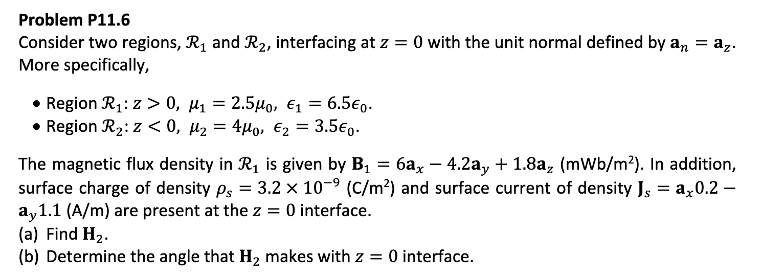 Solved Problem P11.6 Consider two regions, R1 and R2, | Chegg.com