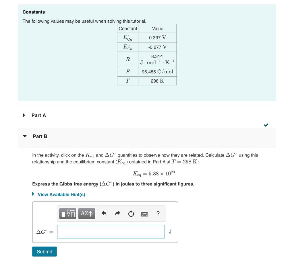 Solved The following values may be useful when solvina thic | Chegg.com