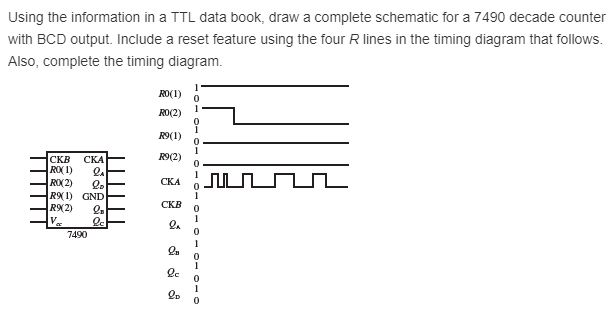 Solved Using the information in a TTL data book, draw a | Chegg.com