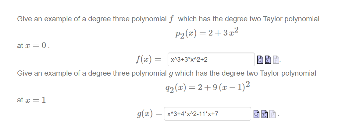 Solved Give an example of a degree three polynomial f which | Chegg.com