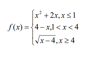 Solved Analyze the continuity of this piece-wise function | Chegg.com