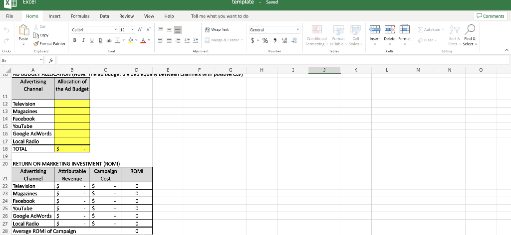 Solved File Home Insert Formulas Data Review View Help Tell | Chegg.com
