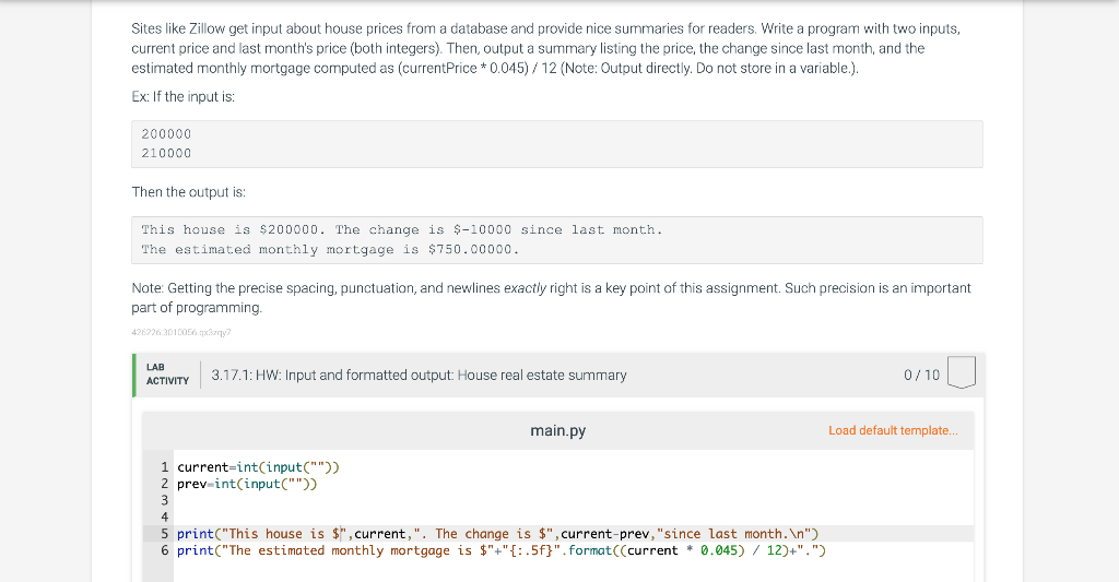 Solved 3:Compare output 人 Output differs. See highlights | Chegg.com