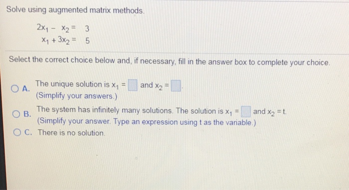 Solved Perform the row operation 3R1 + R2→R, on the matrix | Chegg.com