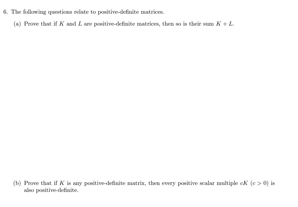 Solved 6. The following questions relate to | Chegg.com