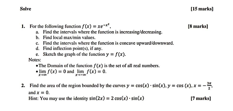 Solved I need all the steps for each answer, and please can | Chegg.com