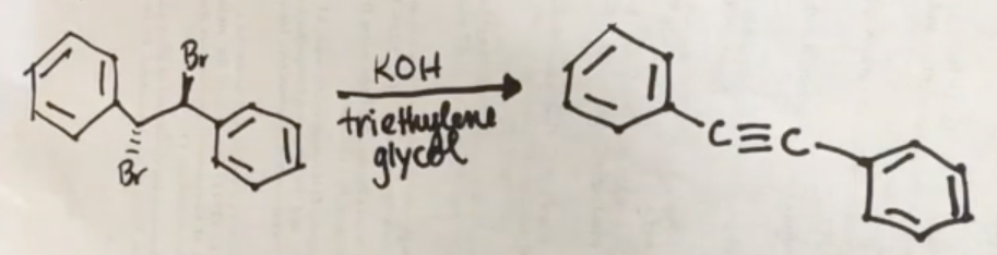 Solved In synthesis of Diphenylacetylene, Calculate the | Chegg.com