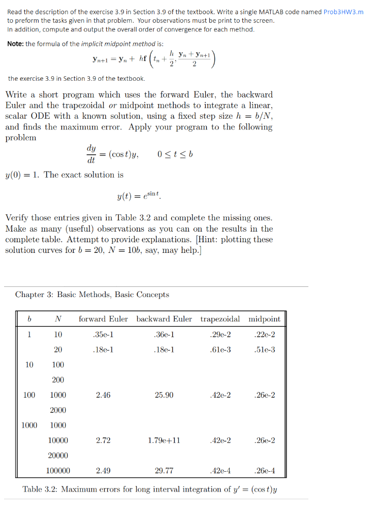textbook : computer methods for ordinary differential | Chegg.com