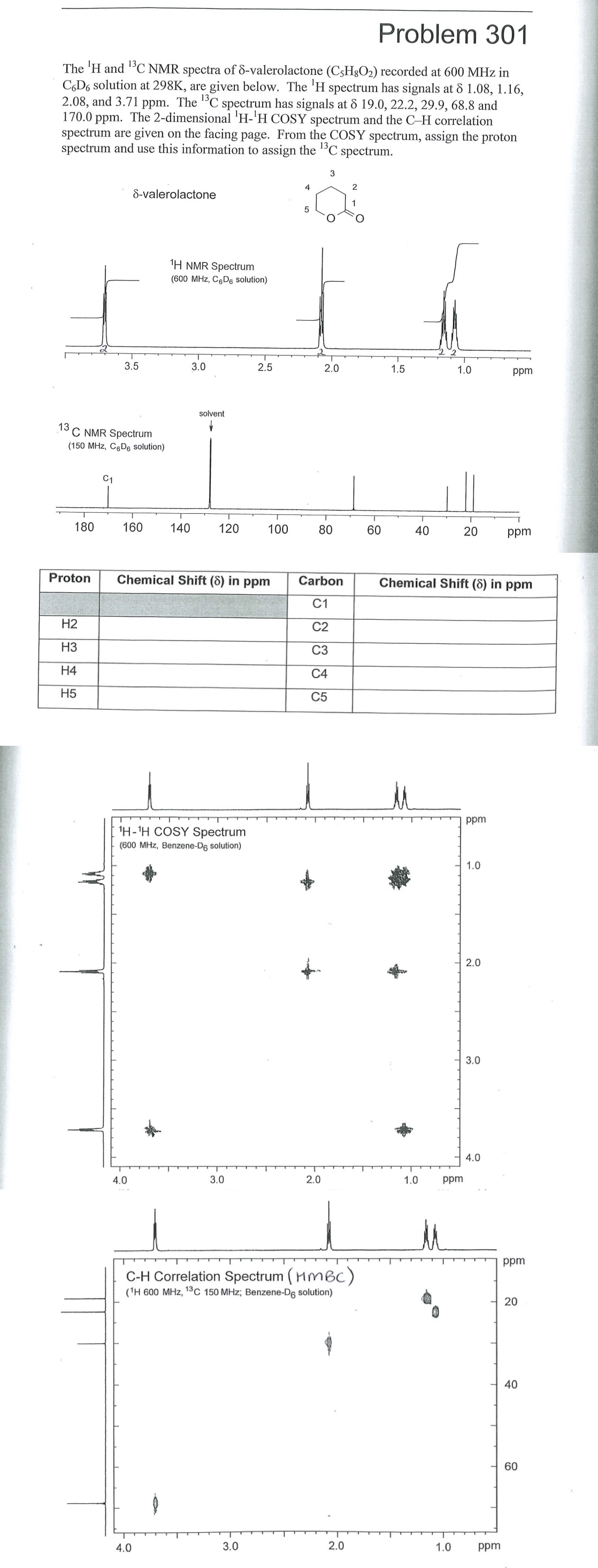 Solved The \\( { }^{1} \\mathrm{H} \\) and \\( { }^{13} | Chegg.com