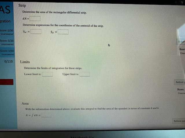 Solved Use integration with vertical strips to determine the | Chegg.com