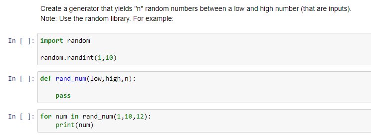 Solved Create a generator that generates the squares of | Chegg.com
