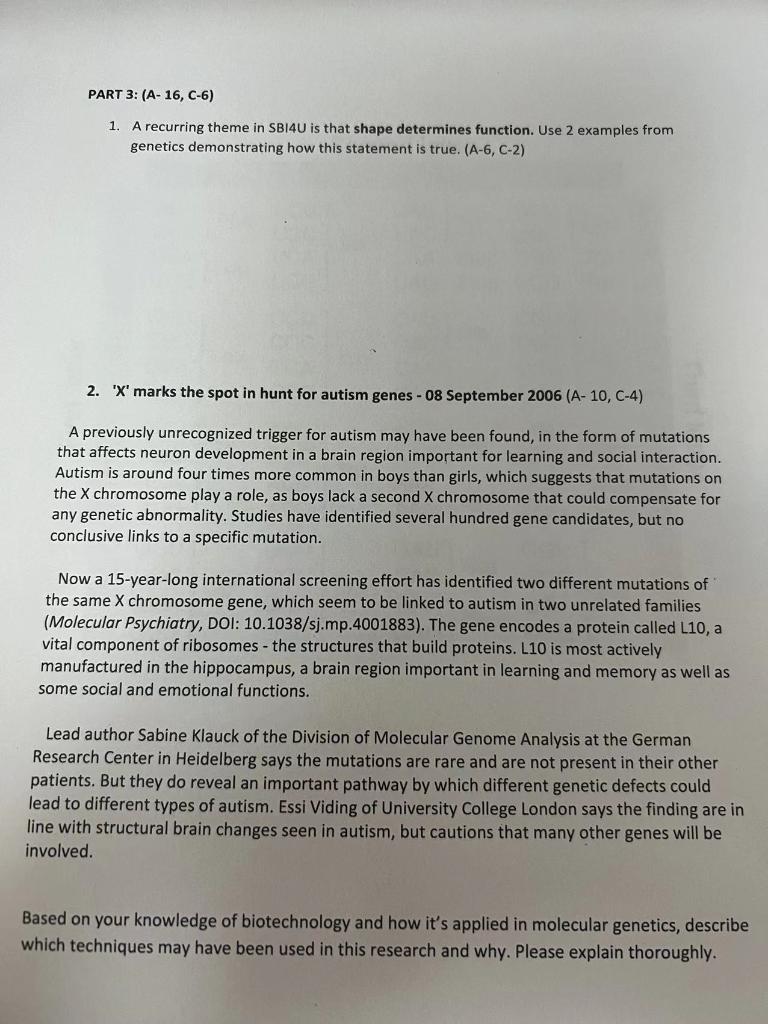 [Solved]: PART 3: (A-16, C-6) 1. A recurring theme in SBI4