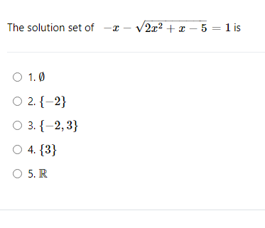 Solved The Solution Set Of в Xв 2x2 Xв 5 1 Is 1 в 2 в 2 3 Chegg