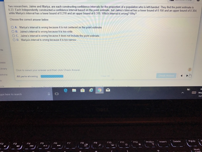 Solved Two researchers, Jaime and Mariya, are each | Chegg.com