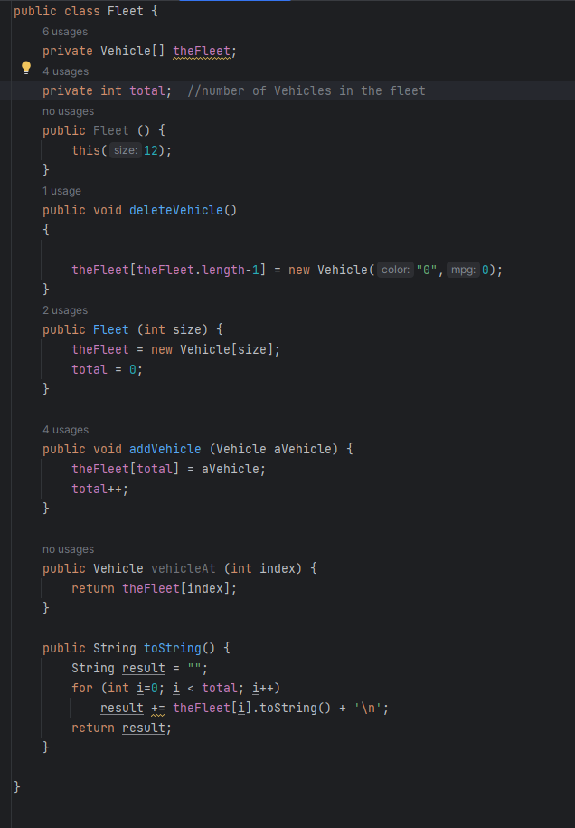 Solved public class Vehicle \{ 5 usages private string | Chegg.com
