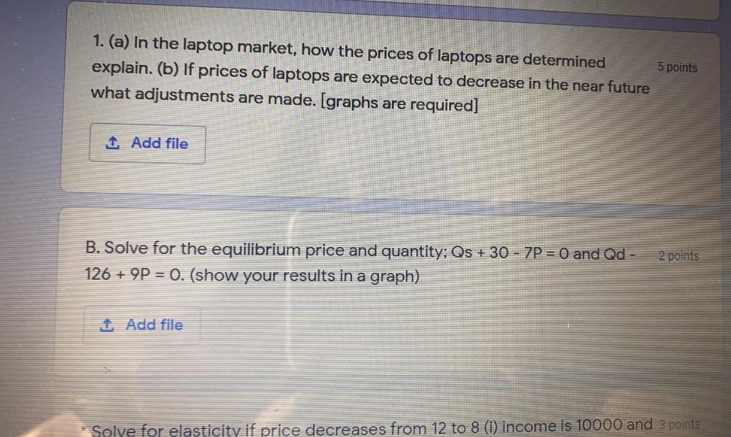 Solved 1. (a) In the laptop market, how the prices of | Chegg.com