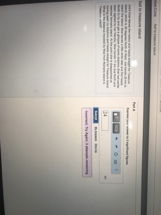 Solved Sail to treasure island Sail to treasure island Part | Chegg.com