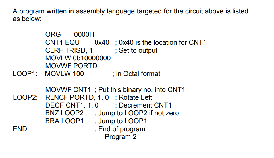 Solved A Circuit With A Pic18f4550 Microcontroller Is 6876