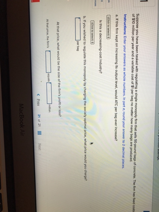 Solved Suppose you have been tasked with regulating a single | Chegg.com Solved Suppose you have been tasked with regulating a single | Chegg.com