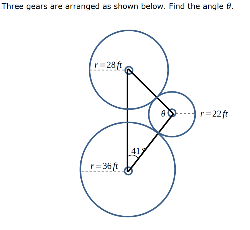 Solved Three gears are arranged as shown below. Find the | Chegg.com