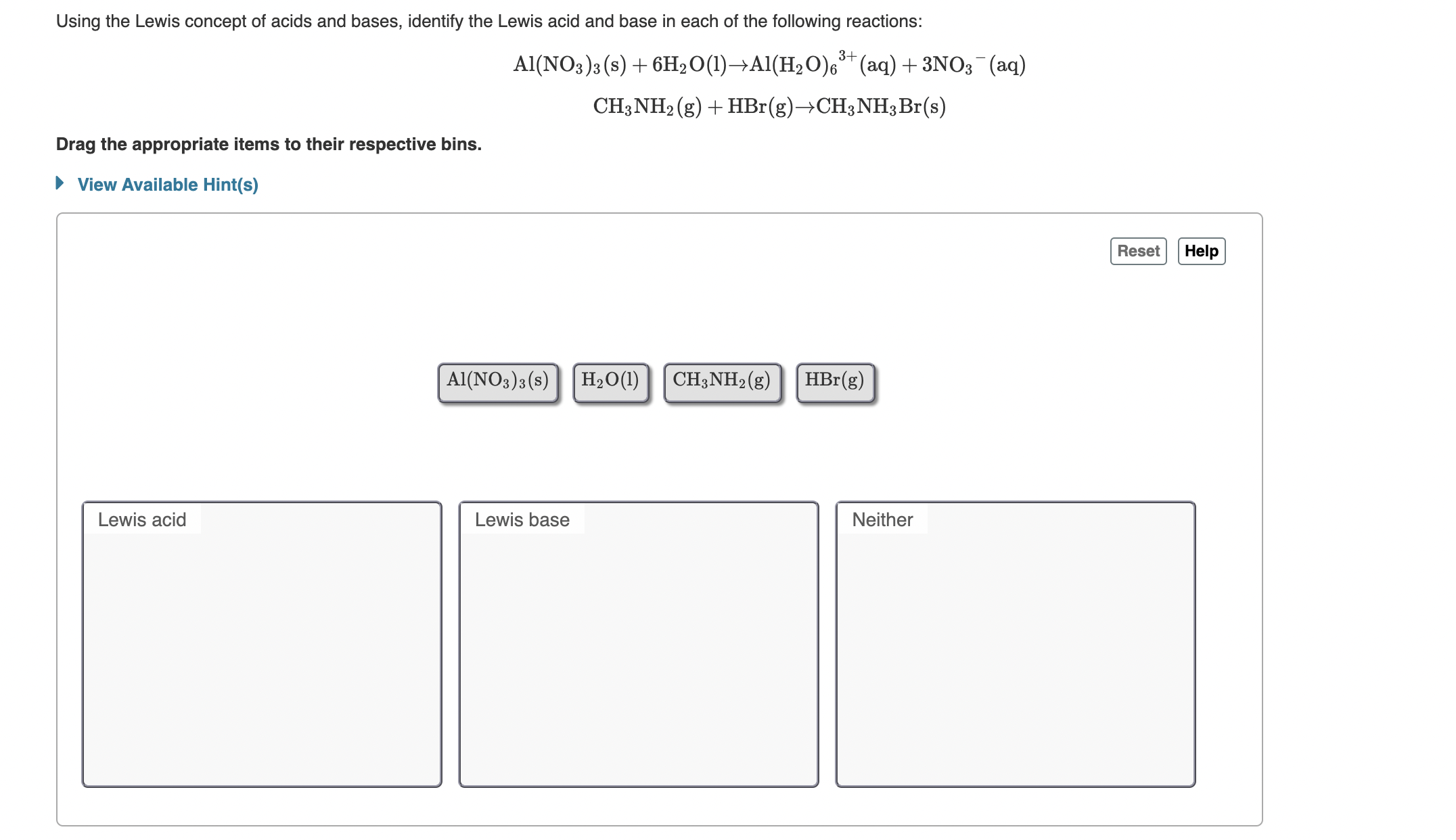 Solved HS−(aq)+H2O(l)→H2 S(aq)+OH−(aq)(CH3)2NH(g)+BF3( | Chegg.com