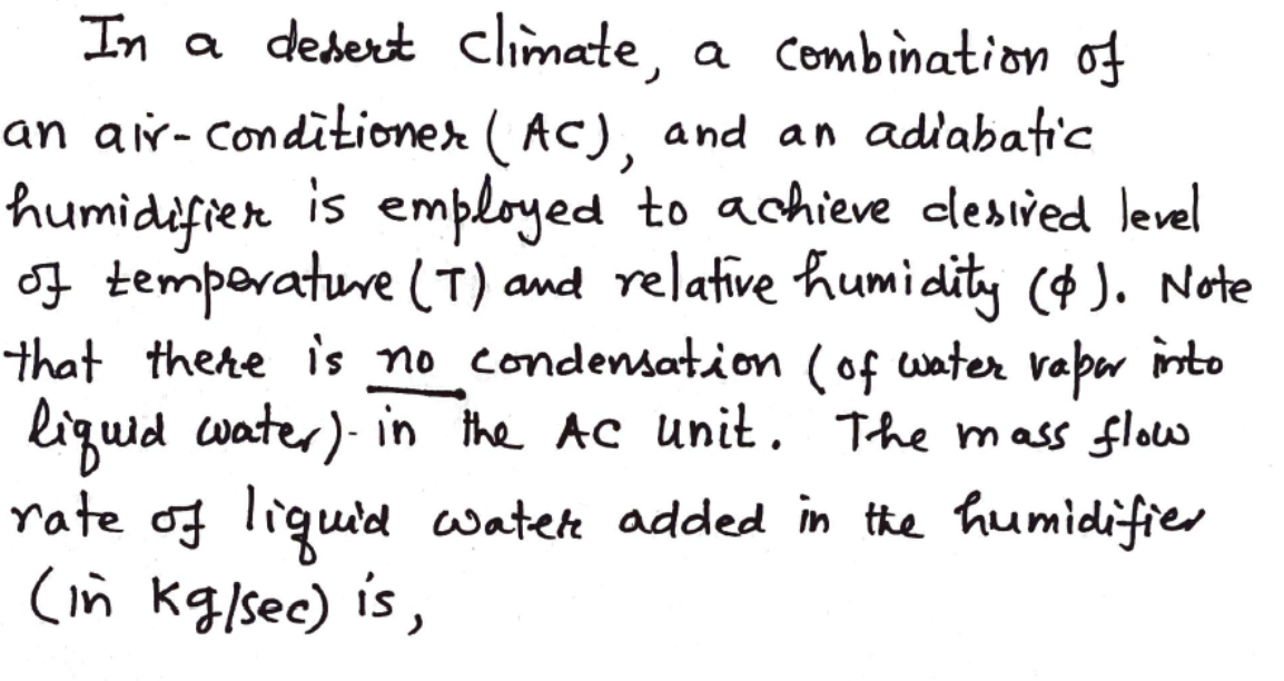 Solved In a desert climate, a combination of an | Chegg.com