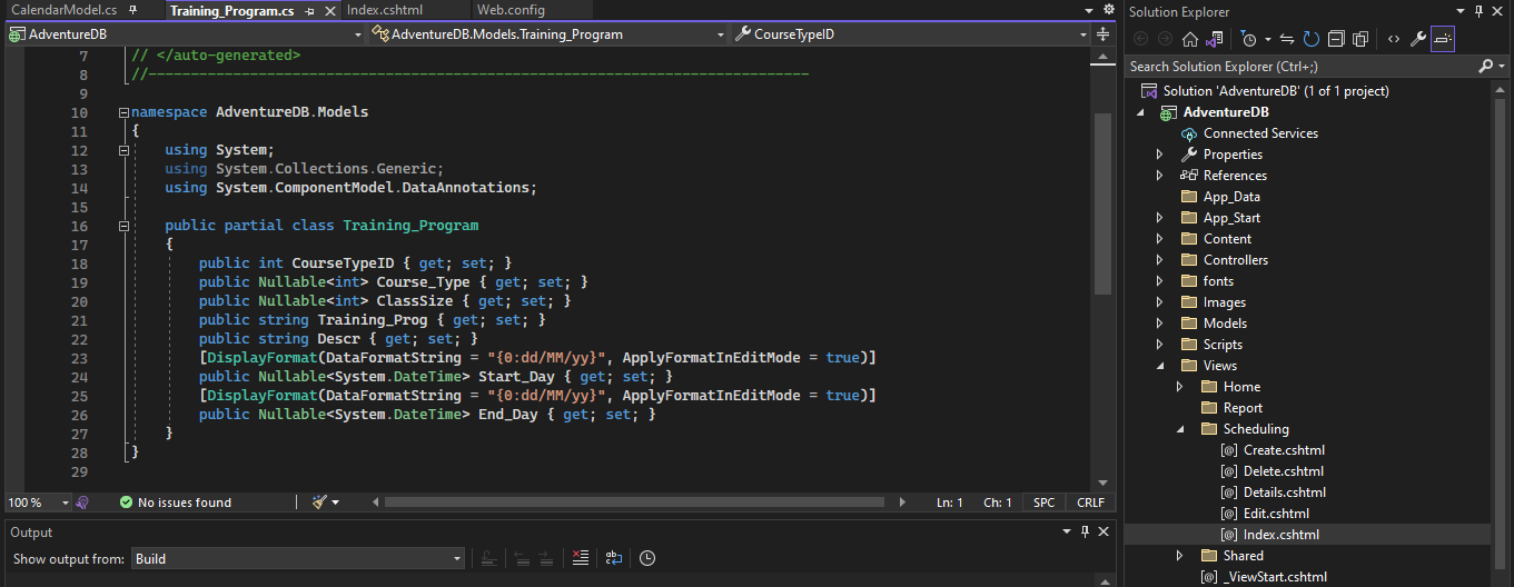 Solved ASP.NET MVC C# VS 2022I want to display the page | Chegg.com