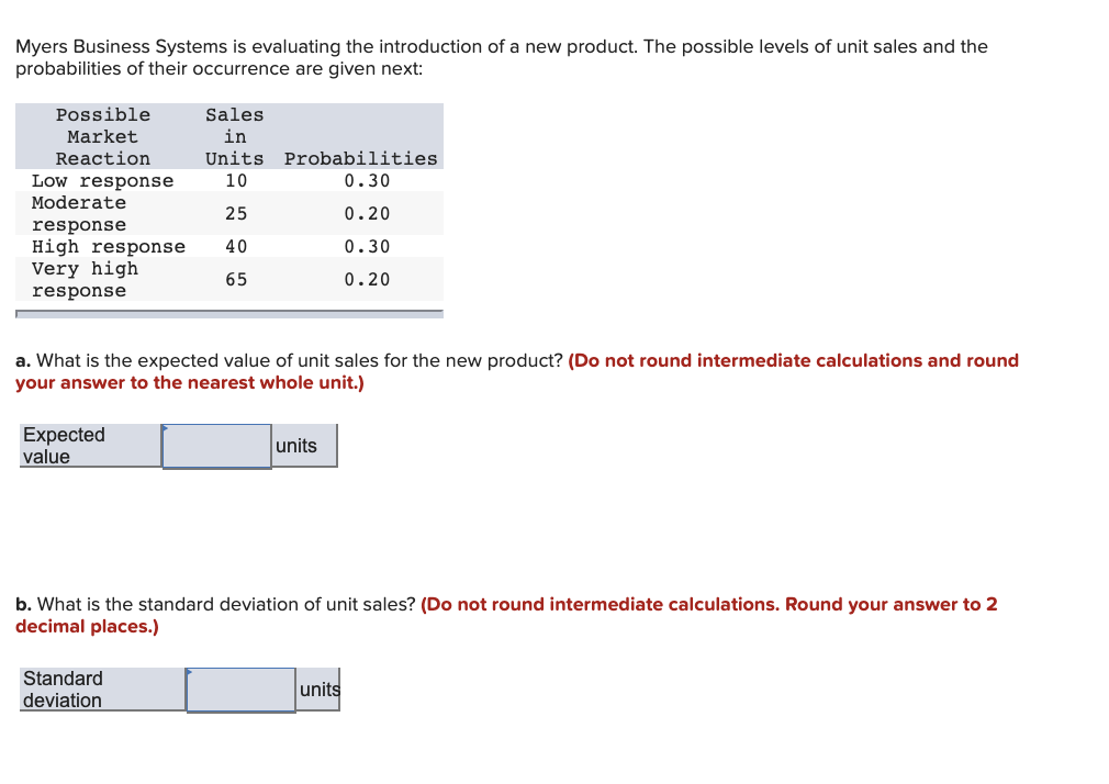 Solved Myers Business Systems is evaluating the introduction | Chegg.com