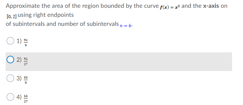 Solved Approximate the area of the region bounded by the | Chegg.com