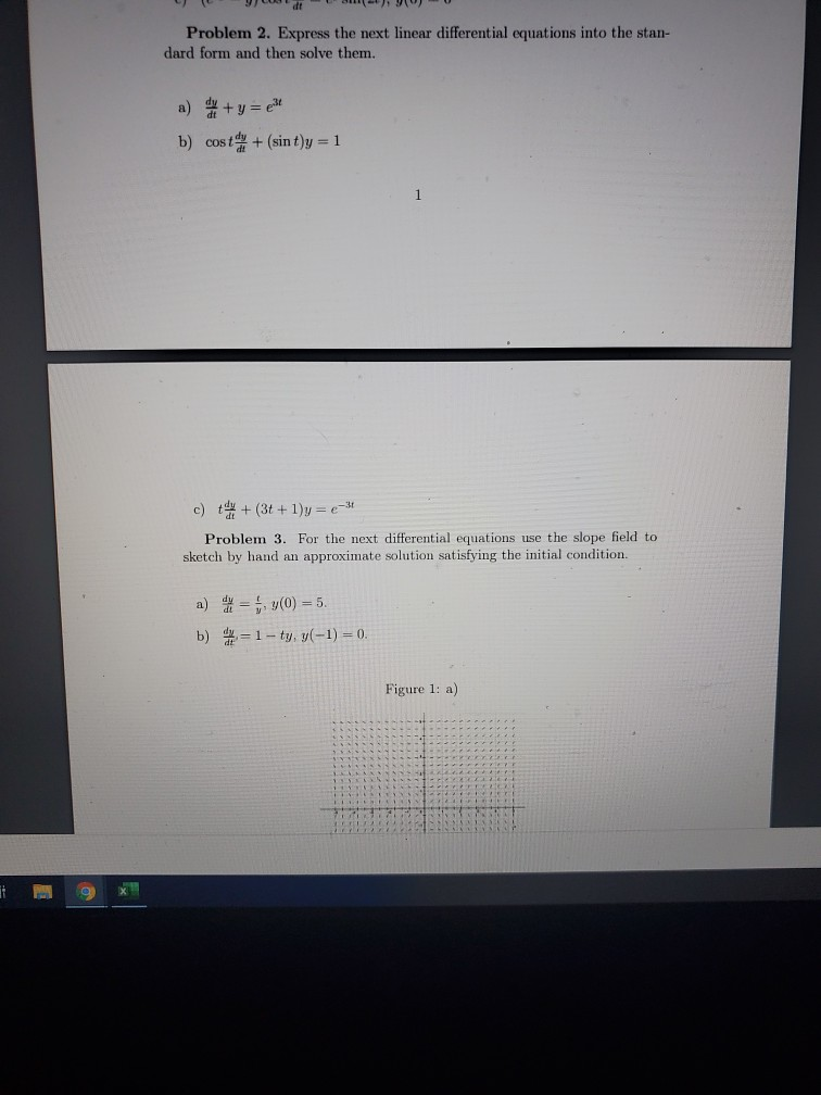 Solved 9d- Problem 2. Express the next linear differential | Chegg.com