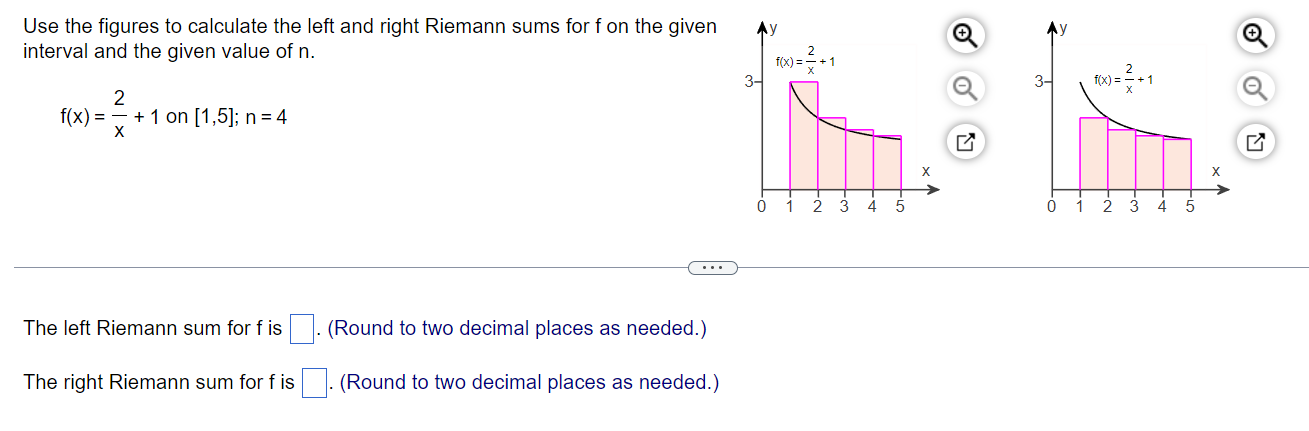 Solved Use the figures to calculate the left and right | Chegg.com