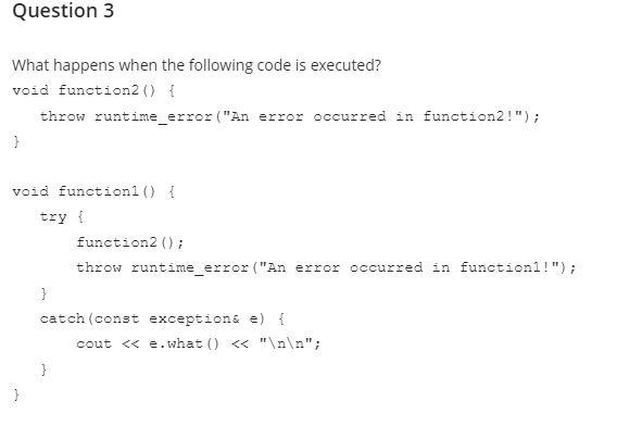 Solved What happens when the following code is executed?int | Chegg.com