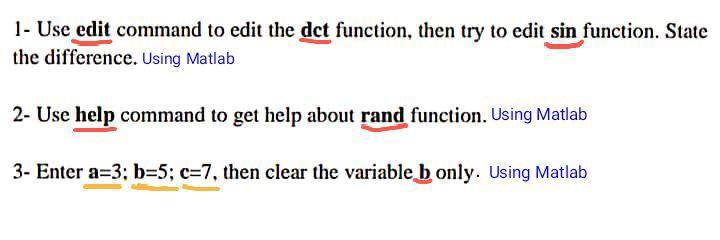 Solved 1 - Use edit command to edit the dct function, then | Chegg.com
