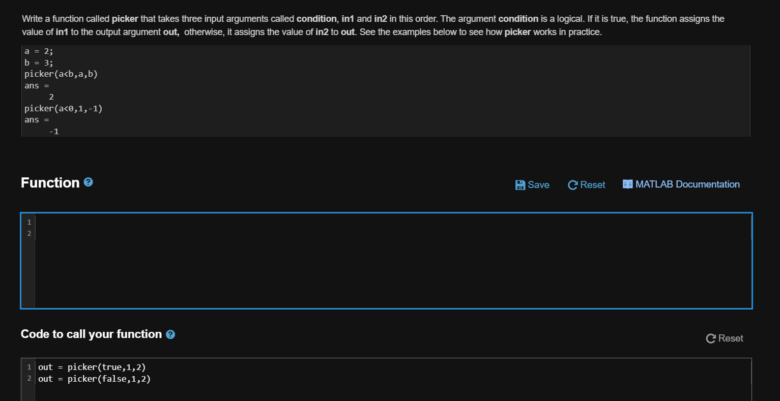 Solved Write a function called picker that takes three input | Chegg.com