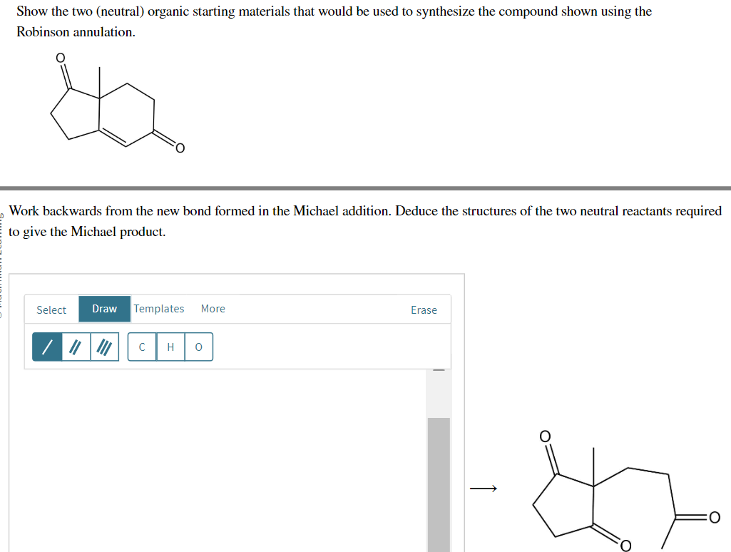 Solved The Robinson annulation involves two sequential | Chegg.com