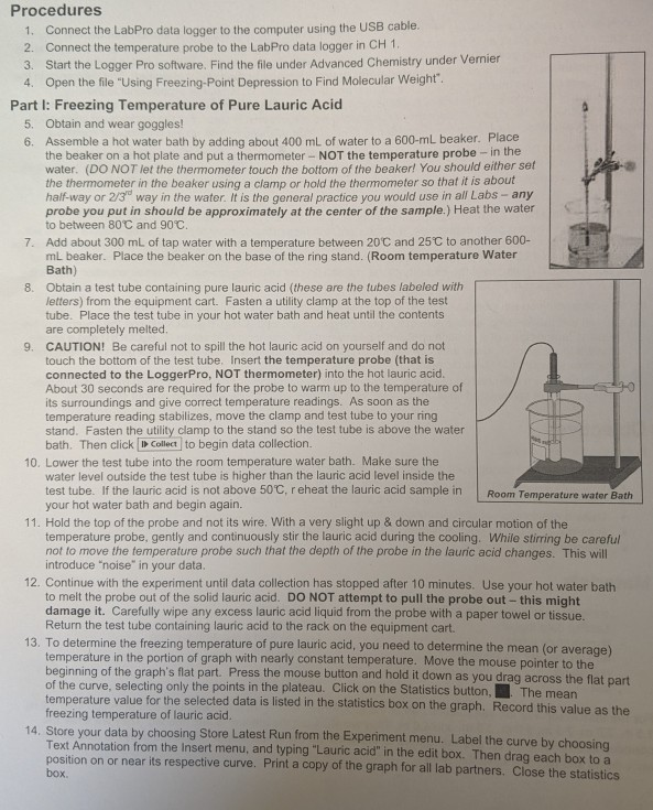 colligative properties freezing point depression lab chegg