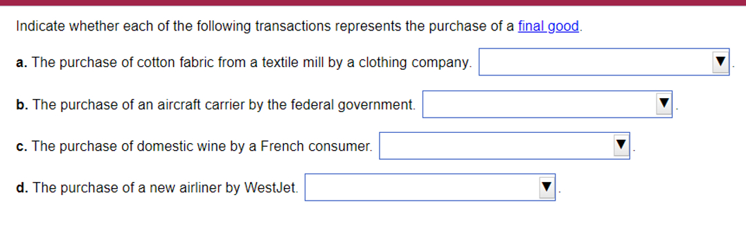 Solved Indicate whether each of the following transactions | Chegg.com