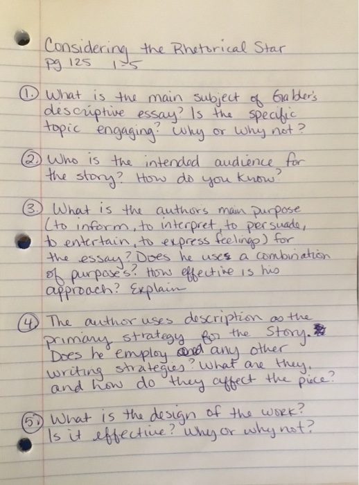 Rhetorical-Star- siderin-the 125 12s Dwat istua main | Chegg.com