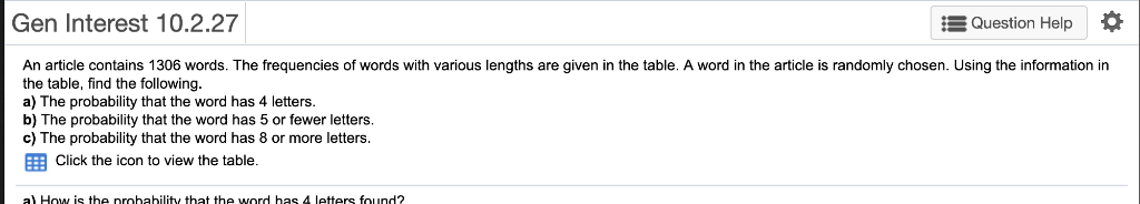 Solved Data Table 1 Length Frequency number Of Letters 1 Chegg solved-data-table-1-length-frequency-number-of-letters-1-chegg