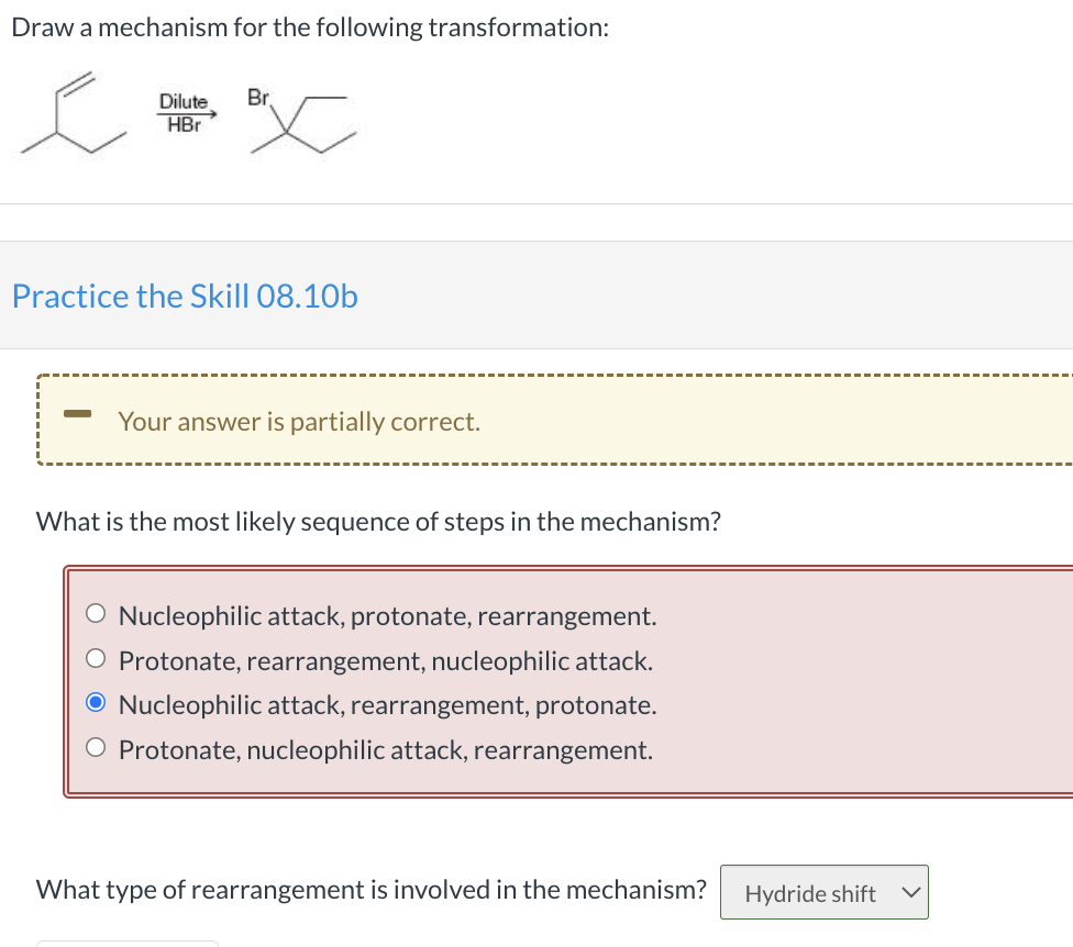 [Solved]: Draw a mechanism for the following transformatio