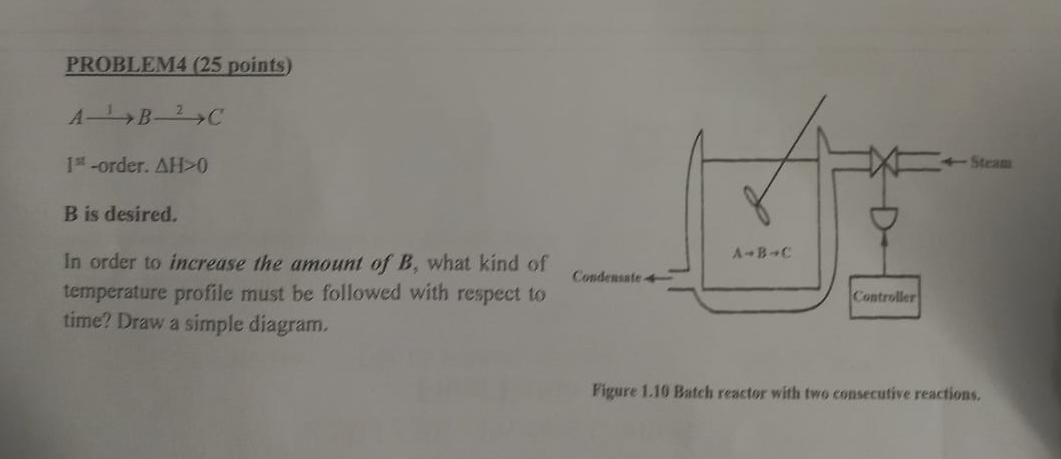 Solved PROBLEM4 ( 25 points) A 1B 2C Int-order. ΔH>0 B is | Chegg.com