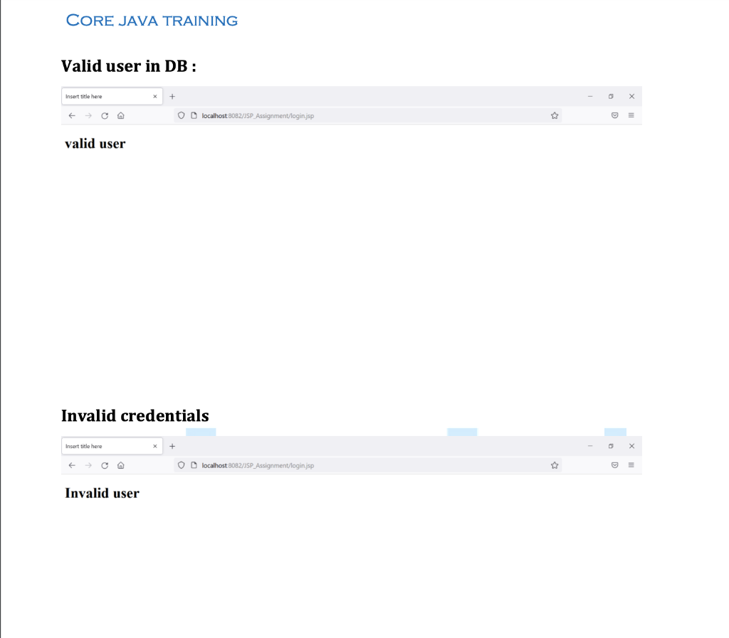 Solved Assignment Problem Statement Develop a login screen | Chegg.com