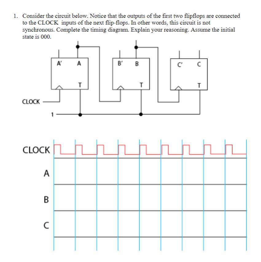 Solved 1. Consider the circuit below. Notice that the | Chegg.com