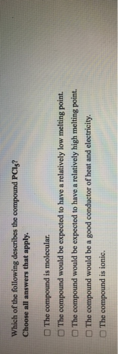 Solved Which of the following describes the compound C3H603? | Chegg.com