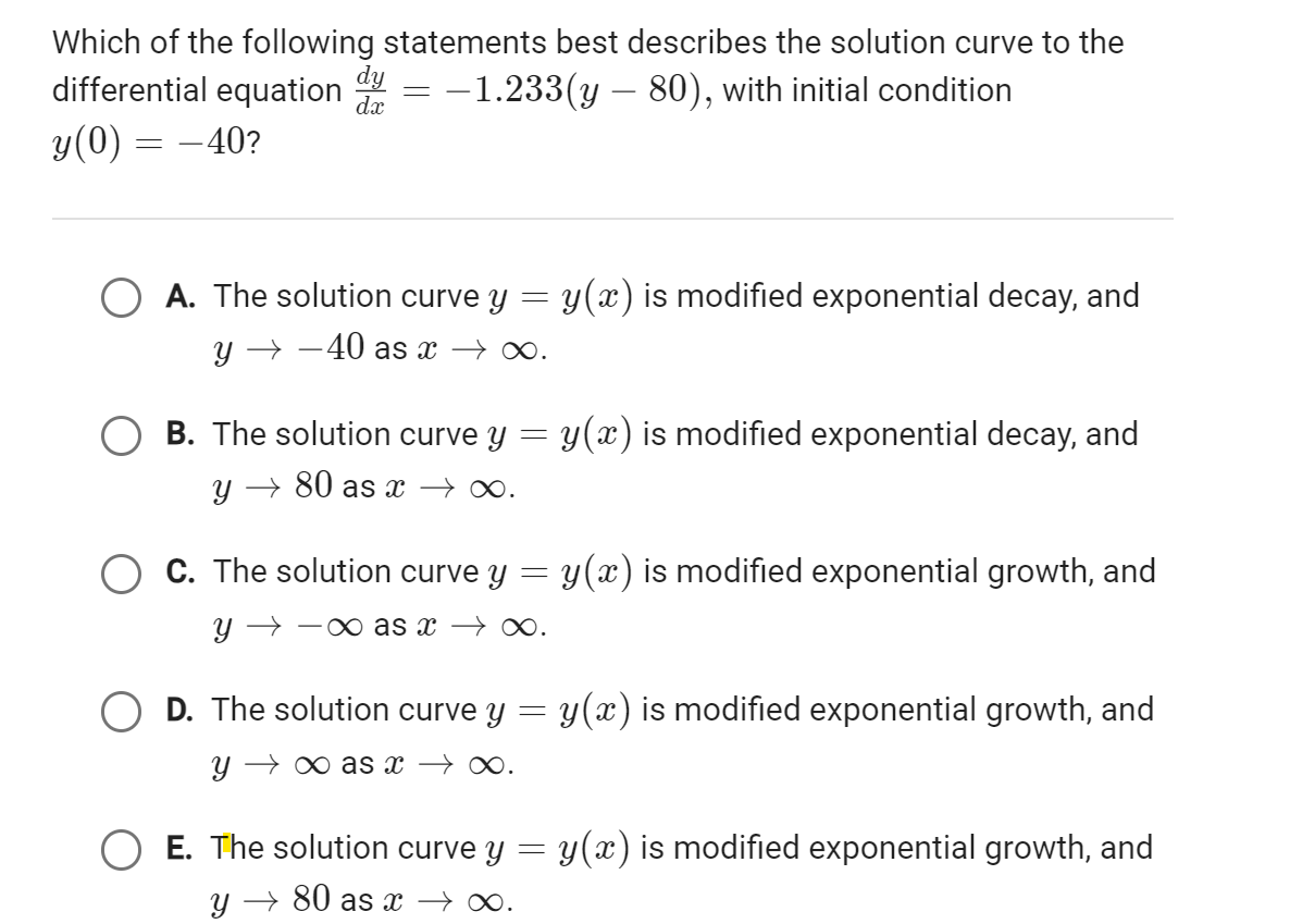 Solved Which of the following statements best describes the | Chegg.com